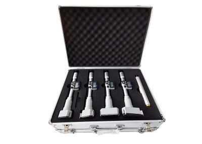 China Conjunto de medidor de perforación digital de tres puntos con anillos de ajuste y varillas de extensión para mediciones anchas en venta