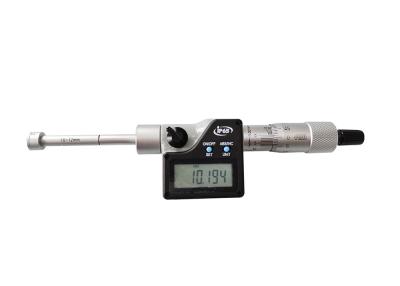 China Precisión de contacto de tres puntos 10-12 mm Micrómetro interno digital de tres puntos Protección IP65 Resolución de 0.001 mm en venta