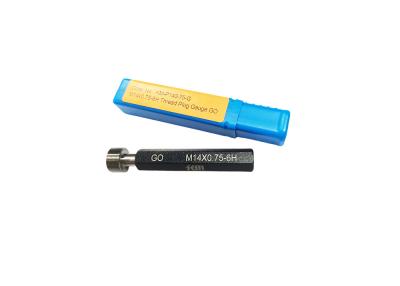 China High Precision M14x0.75-6H Metric Thread Plug Gauge DIN13 Standard with GO Type for sale