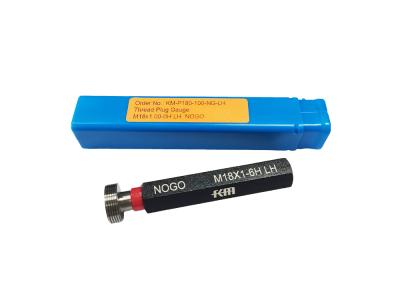 China Inspection Tool M18X1-6H High Precision Metric Thread Plug Gauge with NOGO Type for sale