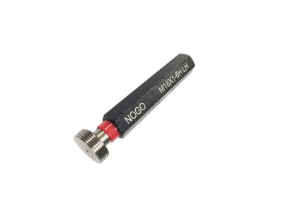 China Inspection Tool M18X1-6H High Precision Metric Thread Plug Gauge with NOGO Type for sale