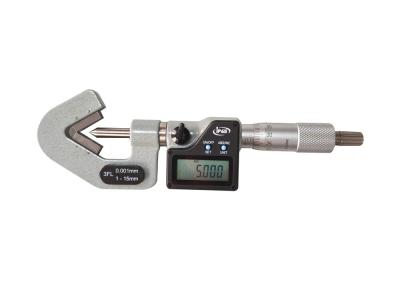 China IP65 Electronic Digital V-anvils Micrometer with Large LCD Display for Efficient Measurement for sale