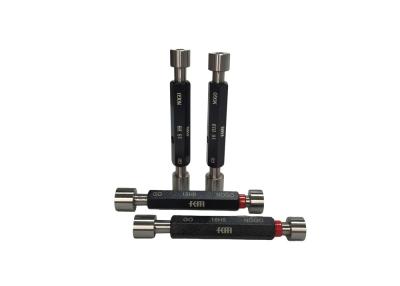 China Precision Plain Plug Gauge Hardened Steel GO/NOGO Set Dmensional Inspection Tool for sale
