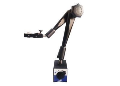 China Highly Precision 100kg Magnetic Force Black Forced Locking Pole Type Magnetic Stand for sale