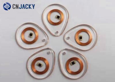 Cina Catena dell'orologio trasparente di plastica senza contatto di chiave di RFID/mini etichetta del tasto di frequenza ultraelevata per il controllo di accesso della porta in vendita