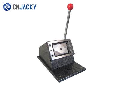 中国 頑丈な小型手動プラスチック カードはダイ カッタ、従業員カード丸かど 販売のため