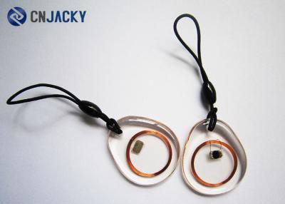 Cina Catena dell'orologio trasparente bianca di chiave di prossimità, etichetta del tasto induttiva di Rfid della gamma di 5mm - di 3 in vendita