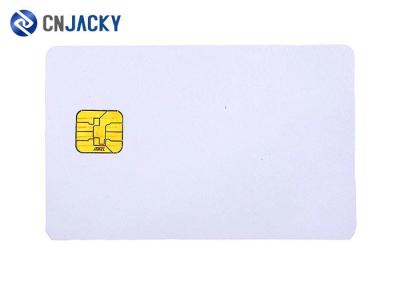 Cina PVC bianco dello spazio in bianco del chip di IC RFID Smart Card SLE4442 del contatto di dimensione della carta di credito in vendita