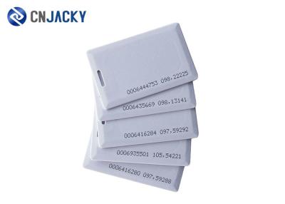 Cina Spessore della copertura superiore 1.8MM dell'ABS 125kh TK4100/EM4305 RFID Smart Card con il numero in vendita