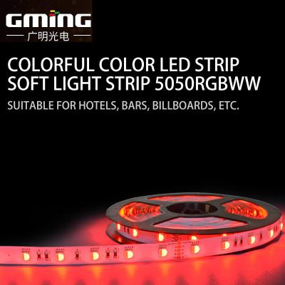 Cina Bassa striscia d'organizzazione lineare flessibile della luce di RGB WW della luce di striscia di tensione 5050 LED in vendita