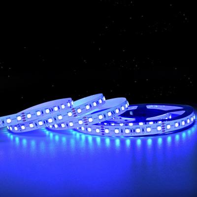 Cina Barra luminosa variopinta flessibile della luce di striscia di RGB SMD 5050 LED per l'armadietto di esposizione in vendita