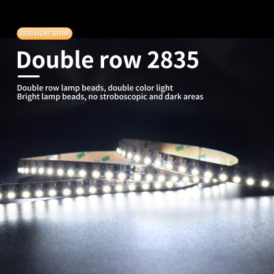Cina Luce a striscia luminosa a bassa tensione 5050 LED 12/24V Luce tricolore a doppia fila in vendita