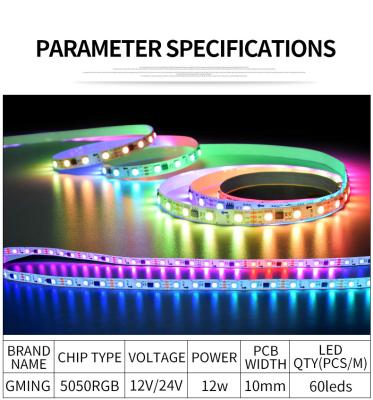 Cina striscia flessibile 12/24VDC di 6W IP20 30leds/M SMD5050 LED in vendita