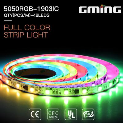Cina luce di striscia di 30leds/m IP65 530nm RGB UCS1903-8 SMD5050 LED in vendita