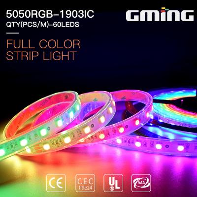 Cina Pubblicità della luce di striscia dell'insegna 463nm 12W 60leds/m SMD 5050 LED in vendita