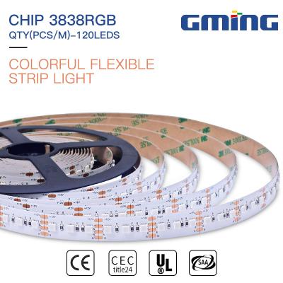 China Streifen-Licht des Aluminium-520-530nm flexibles RGB LED 5050 12W zu verkaufen