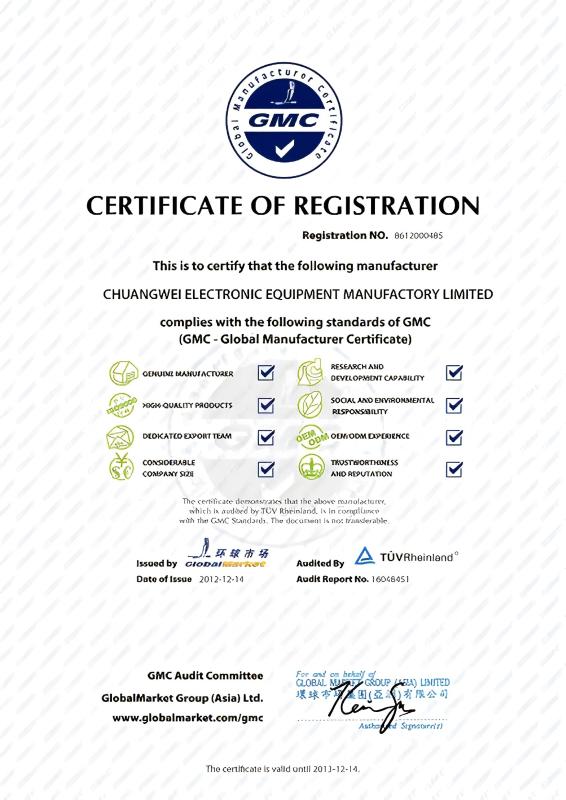 CE - Guangdong Chuangwei Electronic Equipment Manufactory