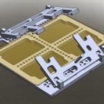 China Wave Pallet Carriers Assembly Selectieve verstelbare en roterende armaturen Te koop