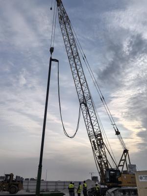 China Fabricante chino 270L/min sistema de flujo hidráulico vibroflot para compactación por vibroflotación de pilotes en venta