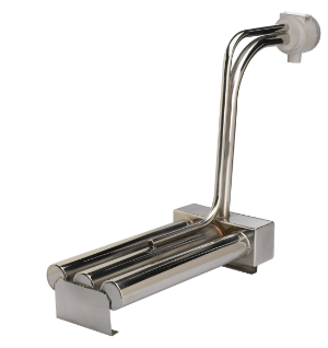 L-shaped derated immersion heater