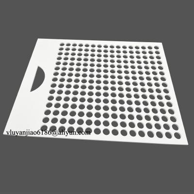 China CNC Machining PTFE Machined Parts Porous PTFE Sheet Plate Abrasion Resistant for sale