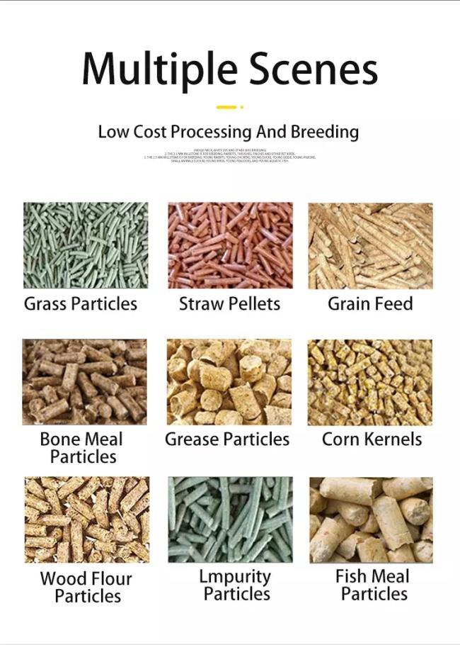 가금류 가축 과립기를 위한 500-600kg/Hour 동물 사료 펠릿 밀
