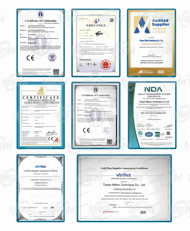 Certifications of mikim