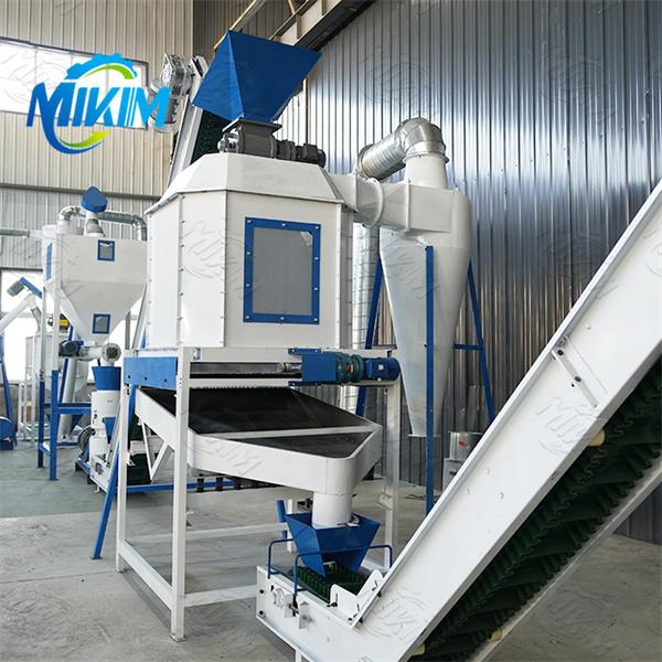 Chicken feed pellet production line