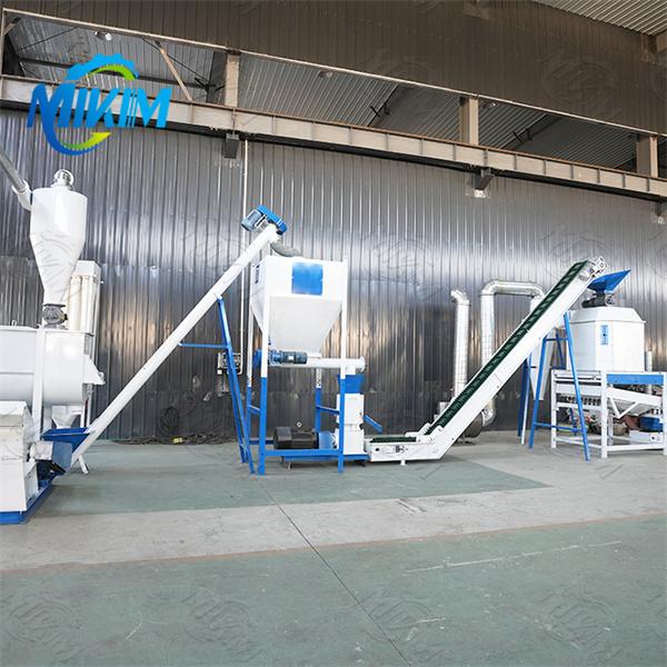 automated feed processing production line