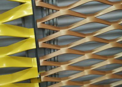 China Aluminium 3003 Uitbreidend Draadnetwerk 0.5mm Diktemetaal Aangepaste de Bouwvoorgevel Te koop