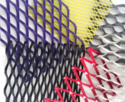 Cina Diamond Facade Expanded Metal Wire Mesh Material Aluminium 5052 in vendita