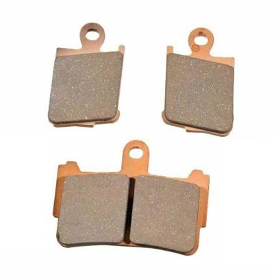 중국 금색 맞춤 Sintered FA499 모터사이클 브레이크 패드 판매용