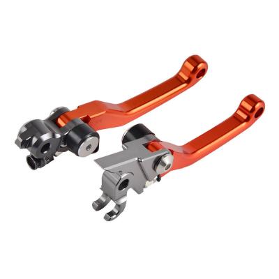 중국 컬러 애노디제드 커스텀 더트바이크 CNC 브레이크 클러치 레버 KTM 125 SX EXC 150 SX/XC 판매용