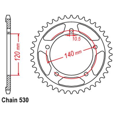 중국 스즈키 SV1000 GSXR1000 GSF1250 GSX1250에 맞춤형 42-46T 스틸 오토바이 스프로켓 판매용