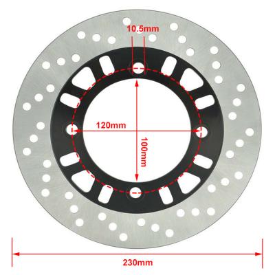 중국 스테인리스 스틸 420 2Cr13 후방 브레이크 디스크 키트 가와사키 ZX6R ZX12R 닌자 커스텀 판매용