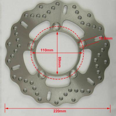 중국 수즈키 GSXR600 750 1000 TL1000R 1000S SV650 1000에 맞춘 후면 220mm 브레이크 디스크 로터 판매용