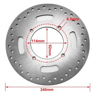 Κίνα Πίσω 240mm Disc Brake Scooter για την Yamaha X-MAX 125 250 X-City 125 250 5mm πάχος προς πώληση