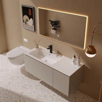 Chine Cabinets en bois de miroir de salle de bains de la vanité 70kg de salle de bains de 80cm avec les lumières menées à vendre