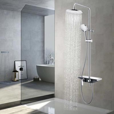 Κίνα Hot Cold Water Mixer Shower Sets Wall Mounted Shower Set And Copper Bath Rain Shower Set προς πώληση
