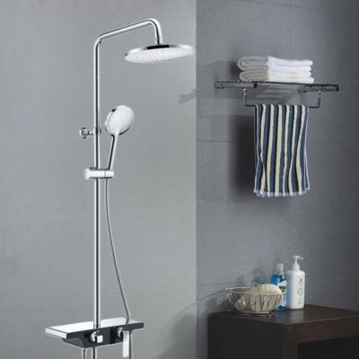 Κίνα Hot Cold Water Mixer Shower Sets Wall Mounted Shower Set And Copper Bath Rain Shower Set προς πώληση
