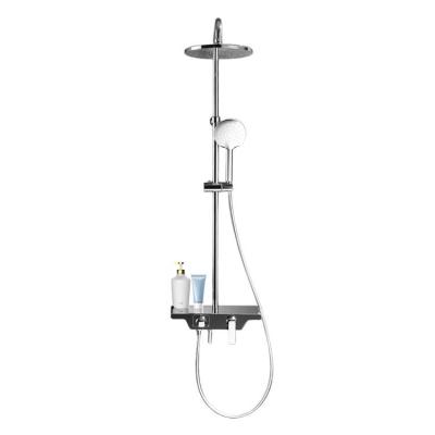 Chine SONSILL Hotel Luxury Brass Wall Mounted Hot and Cool Mixer Faucet Shower Cabin Set à vendre