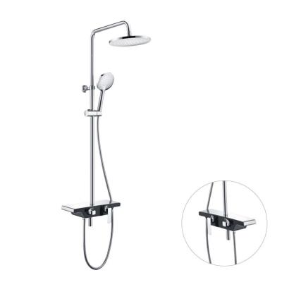 Chine SONSILL Bathroom Shower System Cold and Hot Water Brass Wall Mounted Mixer Faucet Modern Shower Set à vendre