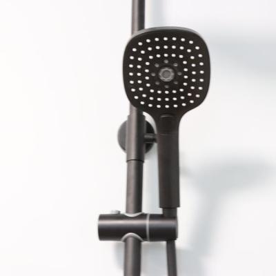 중국 Hot Water Shower Head Faucet Black Shower Set Stainless Steel Bathtub Faucet 판매용