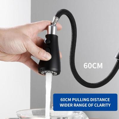 Κίνα 304 stainless steel single handle chrome kitchen mixer sink faucet with pull out sprayer προς πώληση