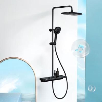 Chine Ensemble de douche de salle de bains de précipitations de système de robinet de douche d'hôtel de luxe de SONSILL à vendre