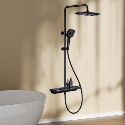 Chine Ensemble fixé au mur de luxe de douche de mélangeur de pluie d'ensemble de douche de salle de bains d'hôtel de SONSILL à vendre