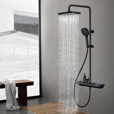 Chine Ensemble de douche de mélangeur de douche de robinet d'acier inoxydable du système 304 de douche de salle de bains de SONSILL à vendre