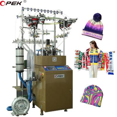 중국 터치 스크린과 함께 Jacquard Beanies 및 스카프 OPEK 넥팅 기계의 전문 판매용