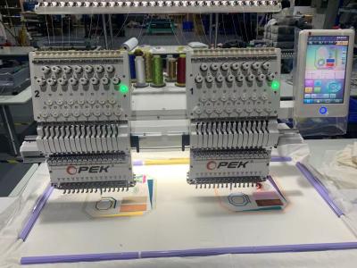 중국 110V-220V 내장 전원 2 헤드 컴퓨터화 수직 기계 14 언어 판매용