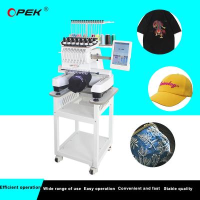중국 모자 수직 기계 OPEK 티셔츠 모자를위한 단일 머리 평면 고속 컴퓨터화 판매용